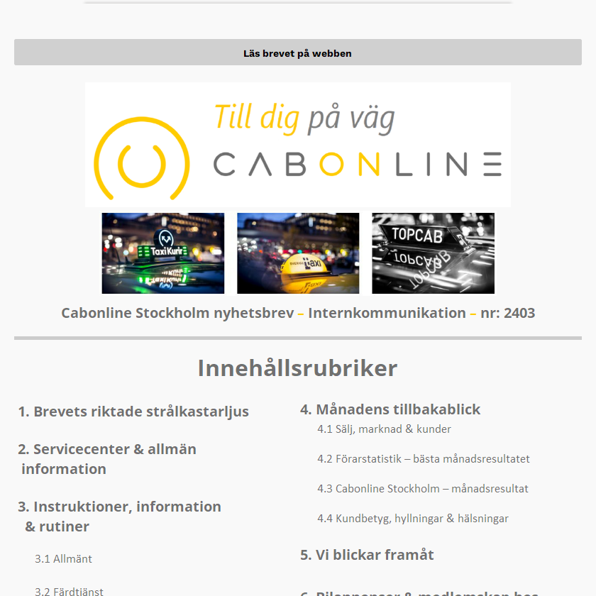 Nytt nyhetsbrev från Cabonline