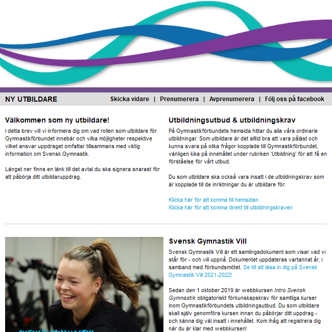 Välkommen som ny utbildare!