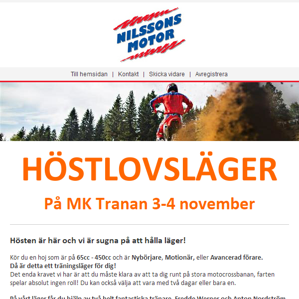 Höstlovsläger på MK Tranan 🍁