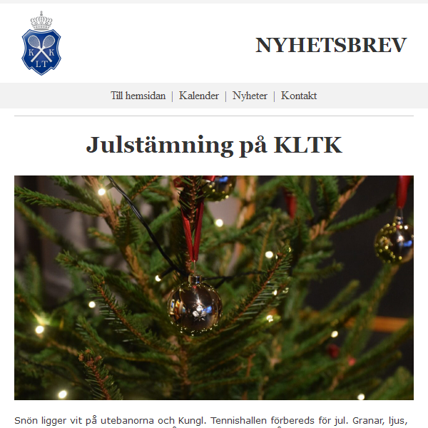 Nyhetsbrev december 2023