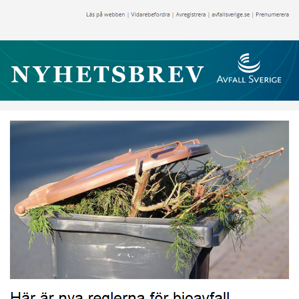 Här är nya reglerna för bioavfall