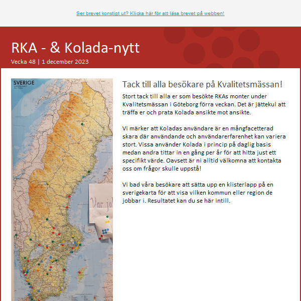 RKA - Kolada nyhetsbrev v.48